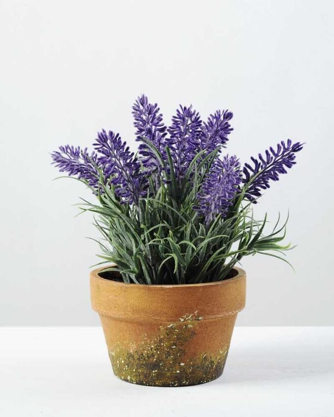 LAVENDER IN PAPER POT GS-0330544TSFJ - Silk Flowers Factory|Artificial ...