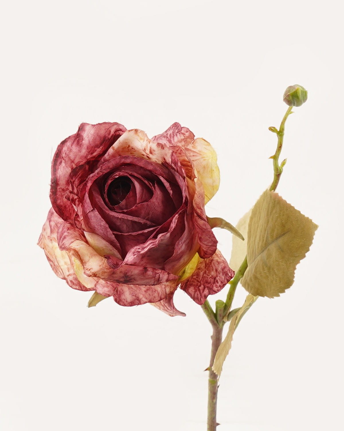 Artificial Flower 15*15*44cm Rose single stem GS-48723019-R1 - Silk ...